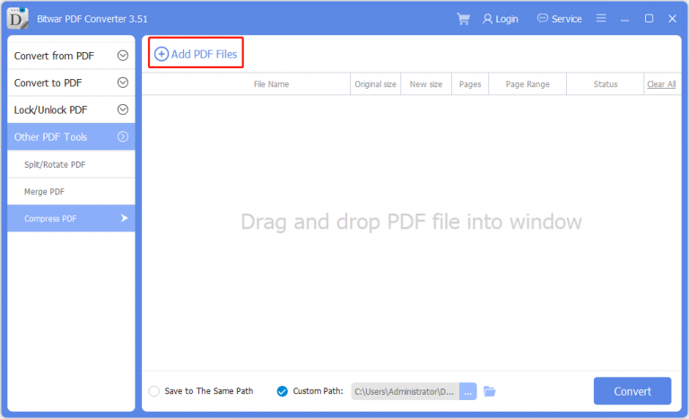 Step 4 After Finish Adding PDF Files Click Convert To Start Compressing The PDF Files step-4-after-finish-adding-pdf-files-click-convert-to-start-compressing-the-pdf-files