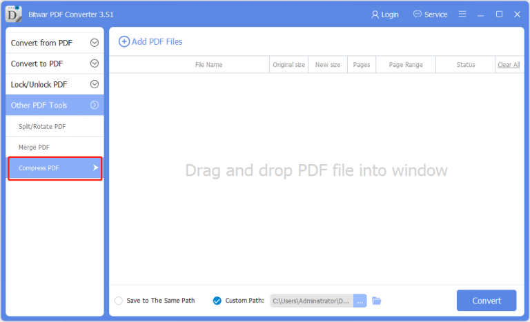 Step 2. Launch the software and at the main interface, choose “ Other ...