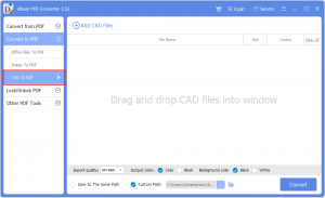 Step 2 . Launch the software and go to Convert to PDF menu at the main ...